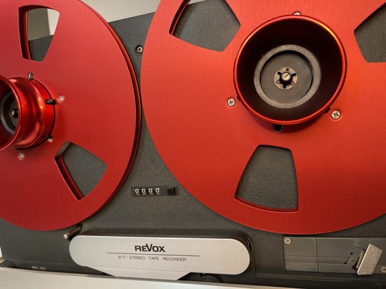 Retroreels NAB Adapter Set Anodized Aluminium Red type Revox ...
